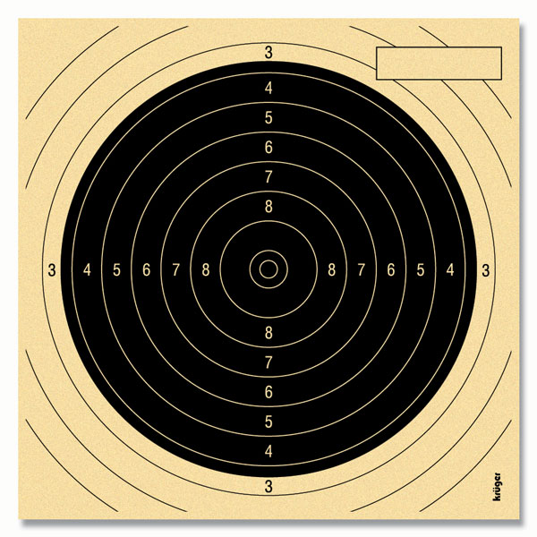 Centre for smallbore rifle target 50m - www.emrr.org.uk