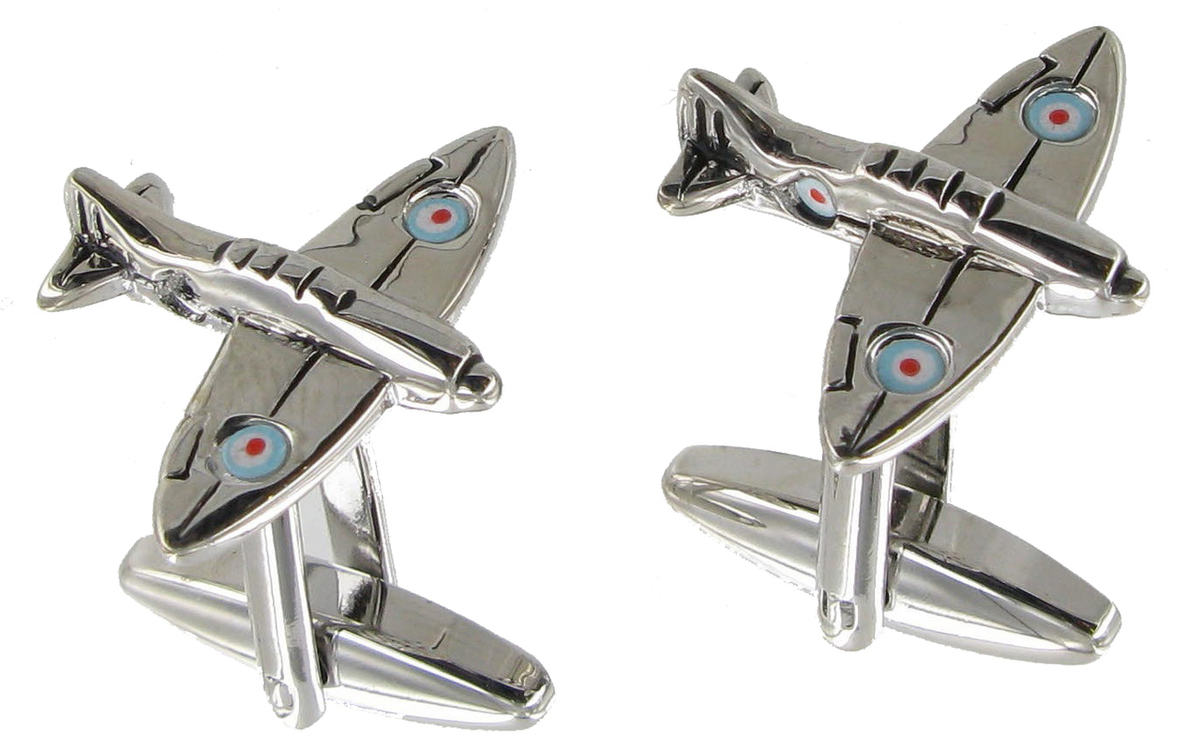 Spitfire Cufflinks - www.emrr.org.uk