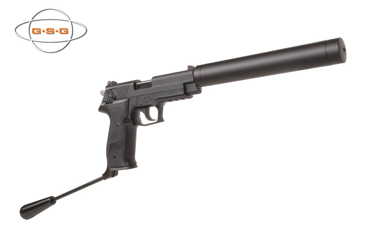 GSG FireFly Long Barrel Pistol Black . 22LR - www.emrr.org.uk