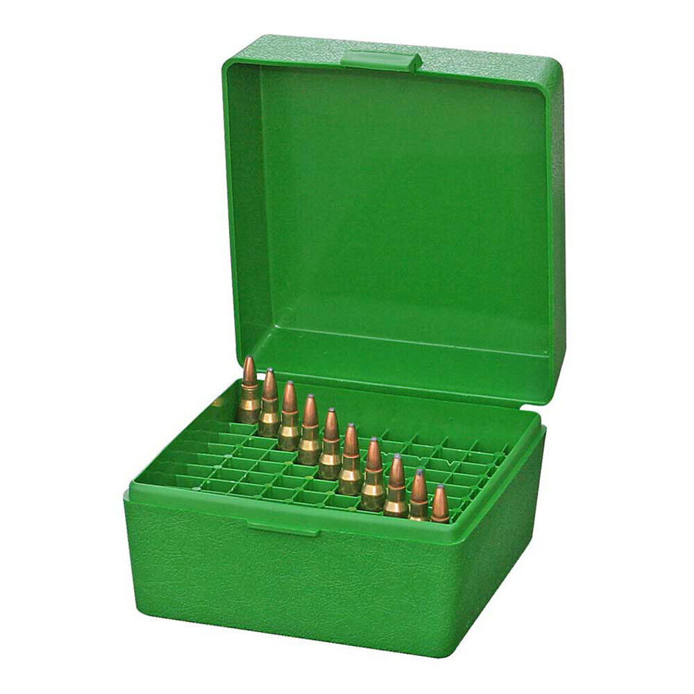 MTM RS 100 Flip Top Ammo Box - Green - www.emrr.org.uk